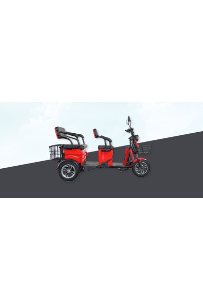 Stmax Elit 940 3 Tekerli 3 Kişilik Elektrikli Moped