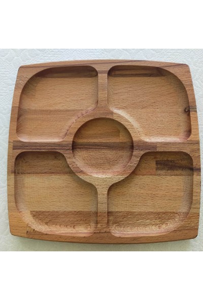 Atolye Dekor Kare Sunum Tabağı Büyük Atolye Dekor Kare Sunum Tabağı Büyük