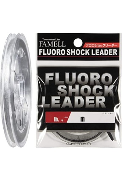 Yamatoyo Fluoro Shock Leader No:2 - 8lb - 0.23 mm - 30M Yamatoyo Fluoro Shock Leader No:2 - 8lb - 0.23 mm - 30M