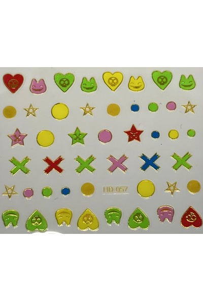 Takıland Tırnak Stickerı