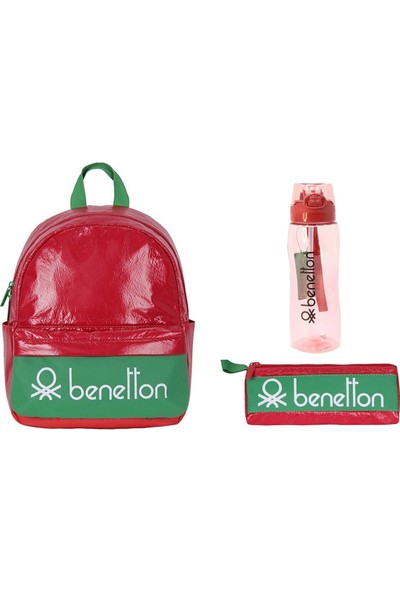 Benetton Yeni Sezon Noble 3 Lü Set. Anaokul Çanta , Kalemlik , Suluk