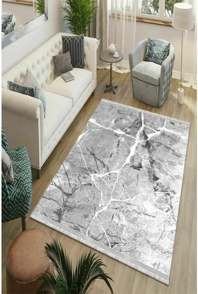 Perla Soft Bambu Kaymaz Tabanlı Modern Yıkanabilir Antibakteriyel Halı ve Yolluk