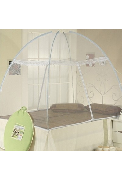 10 TEK Otomatik Kurulum Çift Kişilik Cibinlik