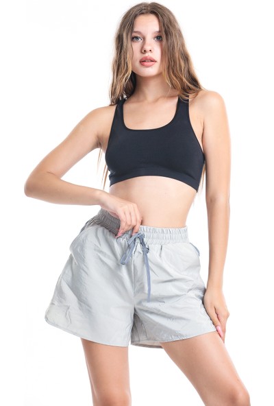 Viking Jeans Beli Lastikli Yanları Reflektör Şeritli Cepli Deniz Şort Viking Jeans Beli Lastikli Yanları Reflektör Şeritli Cepli Deniz Şort