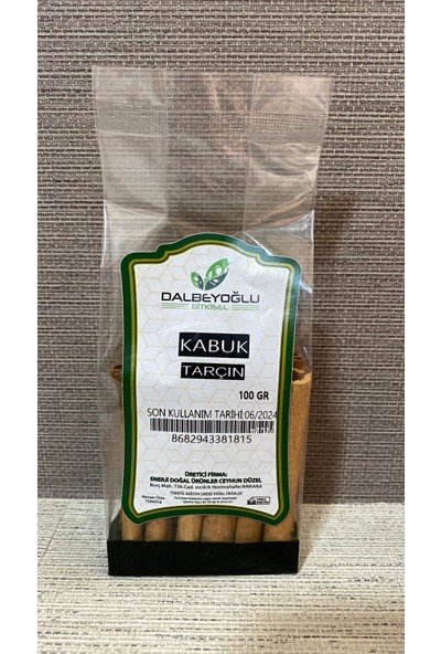 Dalbeyoğlu Bitkisel Kabuk Tarçın 100 gr Dalbeyoğlu Bitkisel Kabuk Tarçın 100 gr