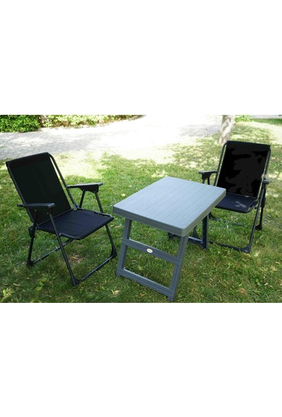 3'lü Set, Bardaklıklı Katlanır Kamp Sandalyesi 2 Adet + Katlanır Kamp Masası, Kamp Masası Seti 3'lü Set, Bardaklıklı Katlanır Kamp Sandalyesi 2 Adet + Katlanır Kamp Masası, Kamp Masası Seti