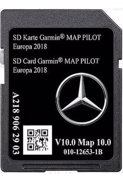OEM Garmin Map Pilot Sd Card Türkiye ve Avrupa Haritası 2018