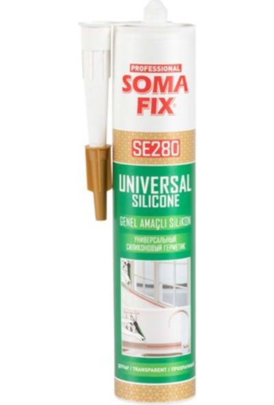Somafix Soma Fıx SE280 Şeffaf Silikon 280 gr Somafix Soma Fıx SE280 Şeffaf Silikon 280 gr