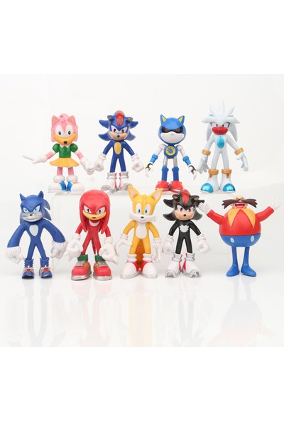 Fıy Figür Sonic The Hedgehog Doll Araba Süsleme Modeli Oyuncak 12CM 9 Adet (Yurt Dışından) Fıy Figür Sonic The Hedgehog Doll Araba Süsleme Modeli Oyuncak 12CM 9 Adet (Yurt Dışından)