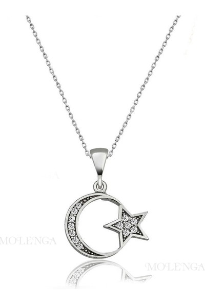 Molenga Ay Yıldız Kolye