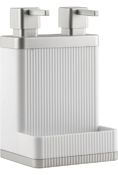 Asya Bazaar Ikili Sıvı Sabunluk Gümüş Asya Bazaar Ikili Sıvı Sabunluk Gümüş