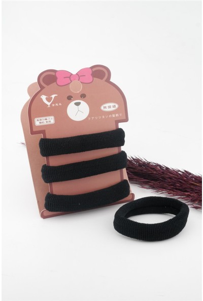 By Zeyna Aksesuar Kadın Siyah Lastik Toka By Zeyna Aksesuar Kadın Siyah Lastik Toka