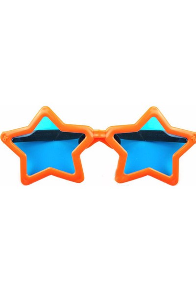 Hephesaplı Parti Turuncu Renk Mega Boy Megastar Yıldız Şekilli Parti Gözlüğü Hephesaplı Parti Turuncu Renk Mega Boy Megastar Yıldız Şekilli Parti Gözlüğü