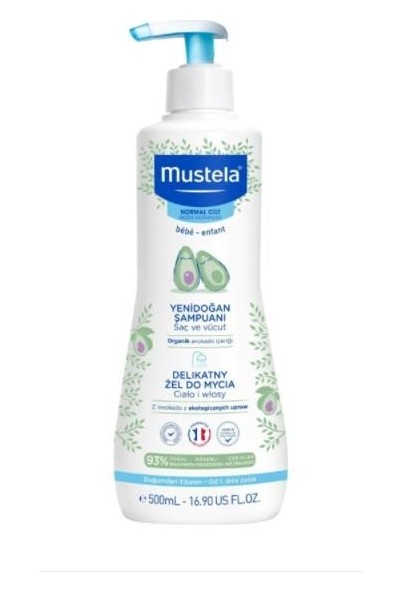Mustela Dermo Cleansing Saç ve Vücut Şampuan 500 ml Mustela Dermo Cleansing Saç ve Vücut Şampuan 500 ml