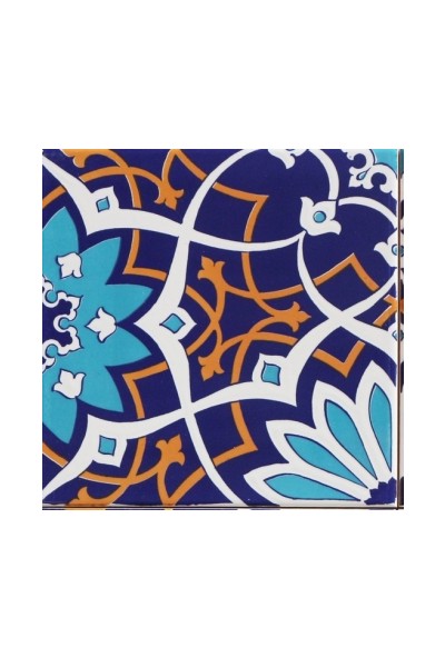 Armada Çini 20x20 cm Sp 202 Çiçek Desen Kütahya Iznik Çini Karo Armada Çini 20x20 cm Sp 202 Çiçek Desen Kütahya Iznik Çini Karo