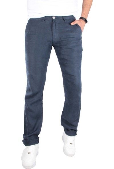 Tom Free Store Erkek Yan Cepli Keten Pantolon