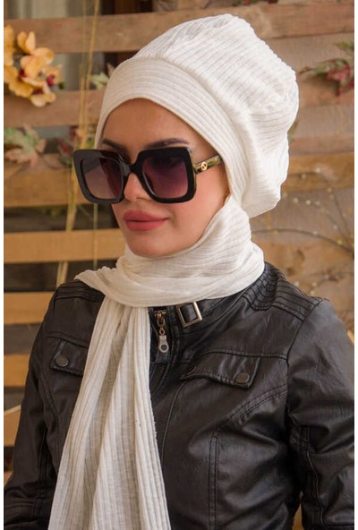 Beyaz Tesettür Bere - 30203 Beyaz Tesettür Bere - 30203