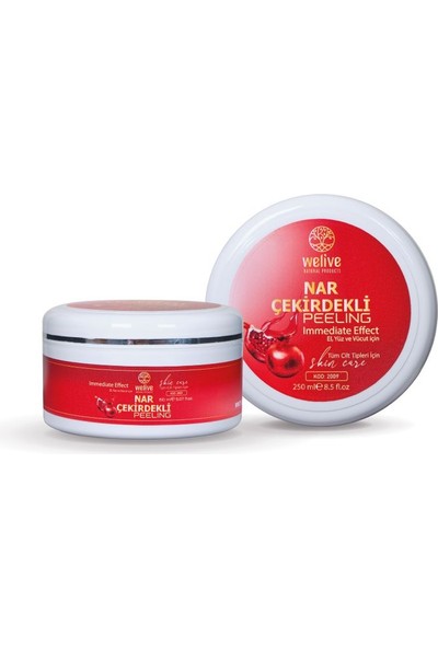 Welive Nar Çekirdekli Peeling 250 ml Welive Nar Çekirdekli Peeling 250 ml