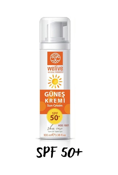 Welive Doğal Güneş Kremi 100 ml SPF50 Welive Doğal Güneş Kremi 100 ml SPF50