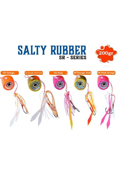 Fujin Salty Rubber 200GR Sr Serisi Tai Rubber Set