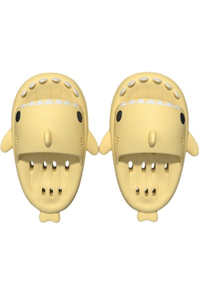 Busgame Köpekbalığı Şeklinde Yumuşak Tabanlı Ev Terliği - Açık Sarı (Yurt Dışından) Busgame Köpekbalığı Şeklinde Yumuşak Tabanlı Ev Terliği - Açık Sarı (Yurt Dışından)