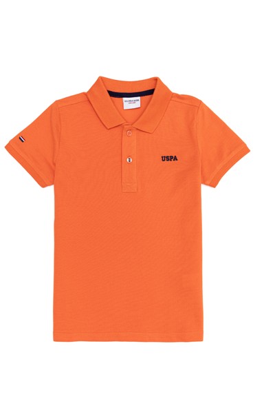 U.S. Polo Assn. Erkek Çocuk Turuncu T-Shirt 50251776-VR051 U.S. Polo Assn. Erkek Çocuk Turuncu T-Shirt 50251776-VR051