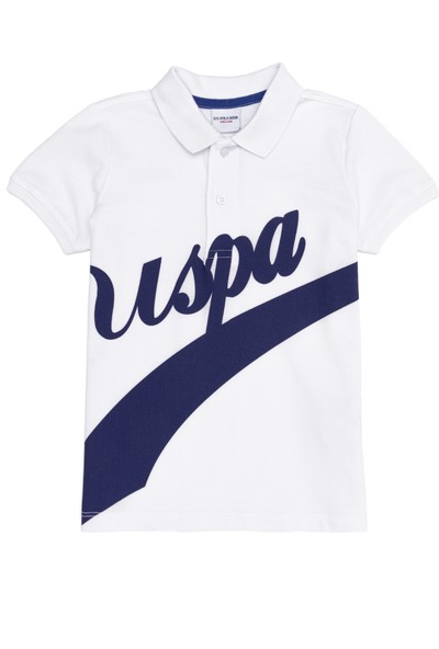 U.S. Polo Assn. Erkek Çocuk Beyaz T-Shirt 50248431-VR013
