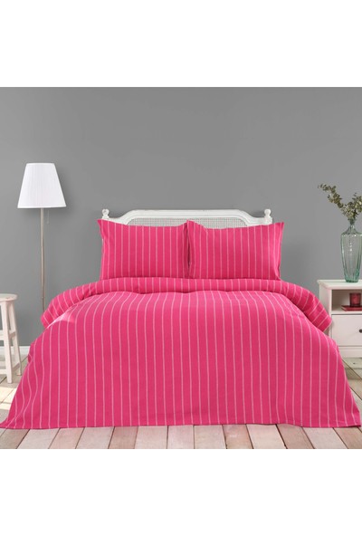 Karaca Home Vella Fuşya Çift Kişilik Yatak Örtüsü