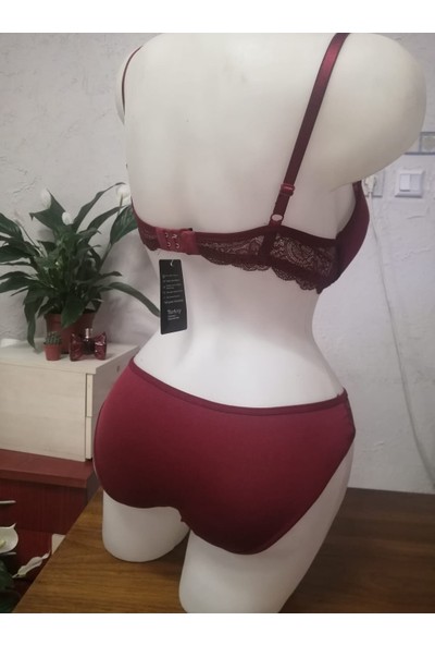 Destekli Düz Sütyen Takımı