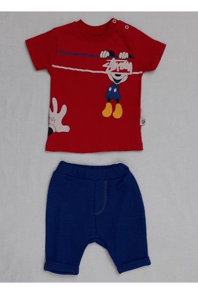 Mickey Mause Baskılı Sortlu Takım Mickey Mause Baskılı Sortlu Takım