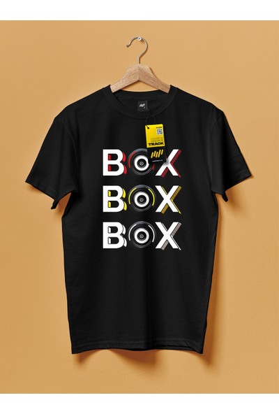 Box Box Box 2022 Siyah T-Shirt