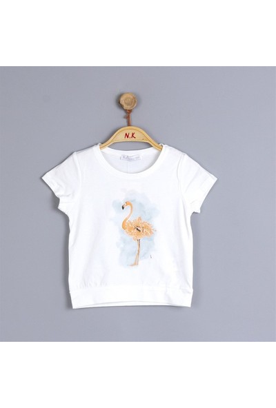 Nk Kids NM32534 Kız Çocuk Kuğu T-Shırt