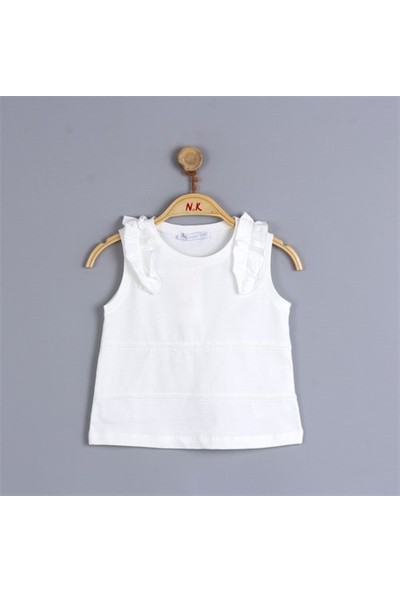 Nk Kids NM32506 Kız Çocuk Brodeli Bluz