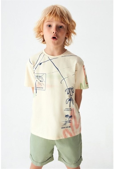 Nk Kids NM42339 Erkek Çocuk Deniz Kabuğu T-Shırt