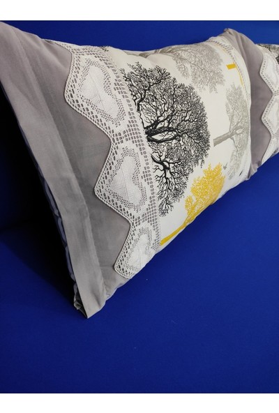 Hayal Dantelli Yastık Kılıfı 2 Adet Pamuklu