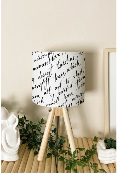 Rivaİstanbul Love Letter Kumaş Abajur