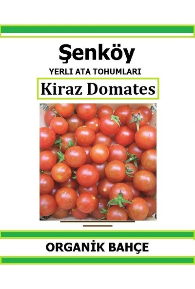 Şenköy Yerli Kiraz Domates Tohumu Doğal Ata Tohum Pakette 20 Tohum + Hediye Sebze Tohumu Şenköy Yerli Kiraz Domates Tohumu Doğal Ata Tohum Pakette 20 Tohum + Hediye Sebze Tohumu