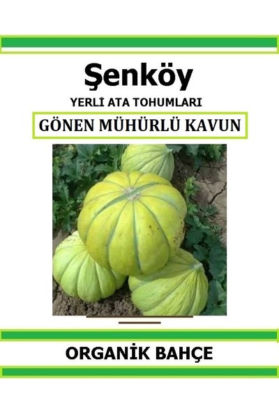 Şenköy Yerli Gönen Mühürlü Kavun Tohumu Doğal Ata Tohum Pakette 20 Tohum + Hediye Sebze Tohumu Şenköy Yerli Gönen Mühürlü Kavun Tohumu Doğal Ata Tohum Pakette 20 Tohum + Hediye Sebze Tohumu