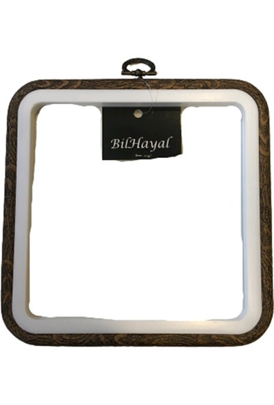 Ahşap Görünümlü Kare Kasnak 17CM Ahşap Görünümlü Kare Kasnak 17CM