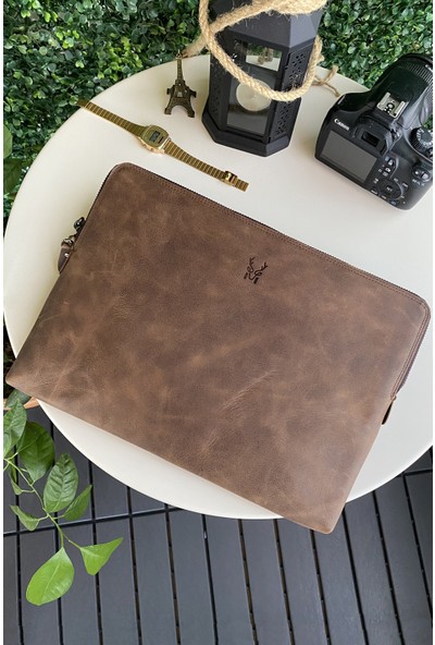 Modica Renton - Hakiki Deri MacBook Çantası