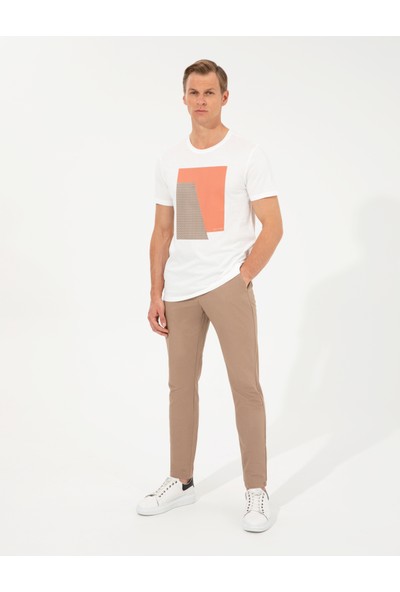 Pierre Cardin Erkek Vizon Dokuma Spor Pantolon 50259228-VR052 Pierre Cardin Erkek Vizon Dokuma Spor Pantolon 50259228-VR052