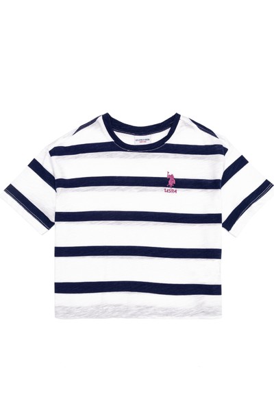 U.S. Polo Assn. Kız Çocuk Lacivert T-Shirt 50248967-VR033