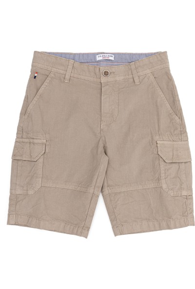 U.S. Polo Assn. Erkek Çocuk Haki Bermuda 50246196-VR027