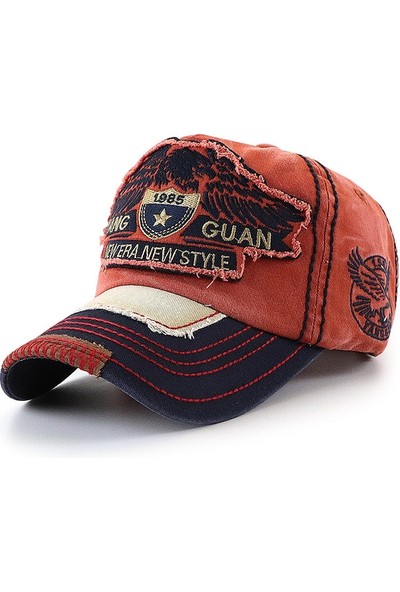 Generico Yang Guan Eagle Desen Işlemeli Yıkanmış Beyzbol Şapka Güneş Koruma Şapka 58 cm Kızıl (Yurt Dışından) Generico Yang Guan Eagle Desen Işlemeli Yıkanmış Beyzbol Şapka Güneş Koruma Şapka 58 cm Kızıl (Yurt Dışından)