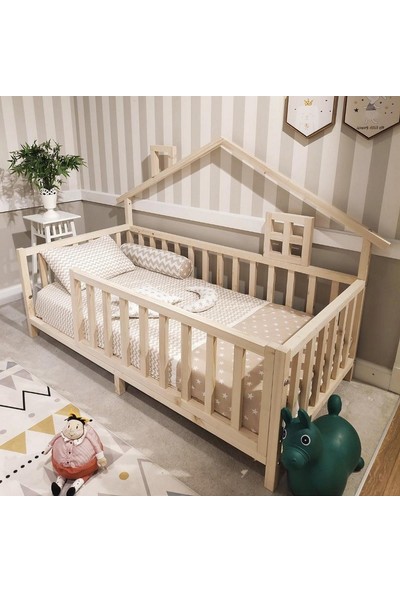 Baby Kinder Luxury Montessori Doğal Bebek ve Çocuk Karyolası Baby Kinder Luxury Montessori Doğal Bebek ve Çocuk Karyolası