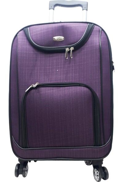 Escape 80 Kareli Havlu Kumaş Büyük Boy Valiz