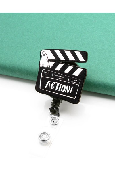Apptakı Sinema Klaketi Yoyo Yaka Kartığı Yoyo Kartlık - YOY0050 Apptakı Sinema Klaketi Yoyo Yaka Kartığı Yoyo Kartlık - YOY0050