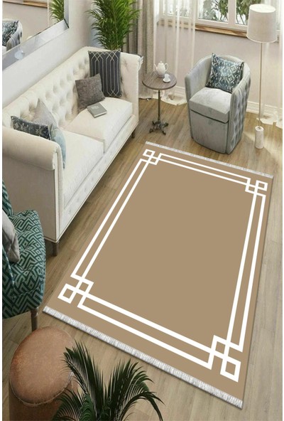 Apree Home Perla Soft Bambu Kaymaz Tabanlı Modern Yıkanabilir Antibakteriyel Halı ve Yolluk