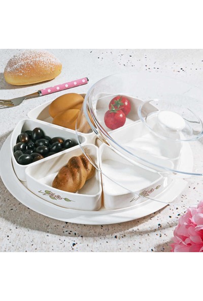 Kosova FM-2010 Carmen Kapaklı Standlı 8 Parça Kahvaltılık Kosova FM-2010 Carmen Kapaklı Standlı 8 Parça Kahvaltılık