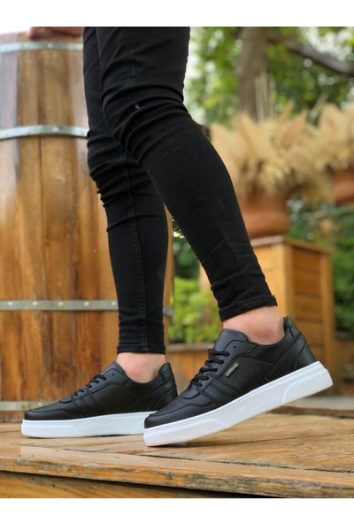 Pabucmarketi Siyah Bağcıklı Erkek Ayakkabı